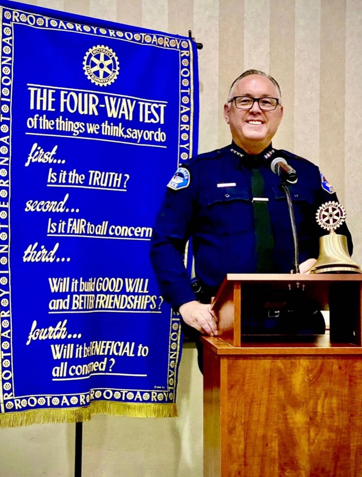 Club Luncheon Featuring Guest Speaker Chief Michael Henderson with a ...